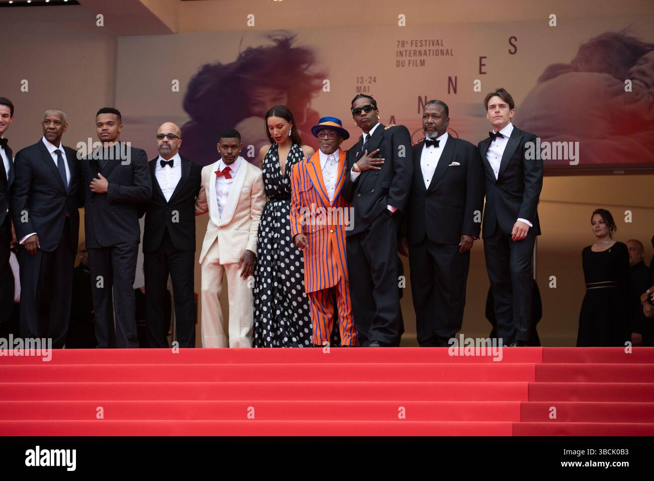 Cannes, France. 19th May, 2025. CANNES, FRANCE - MAY 19: (L-R) Jason ...