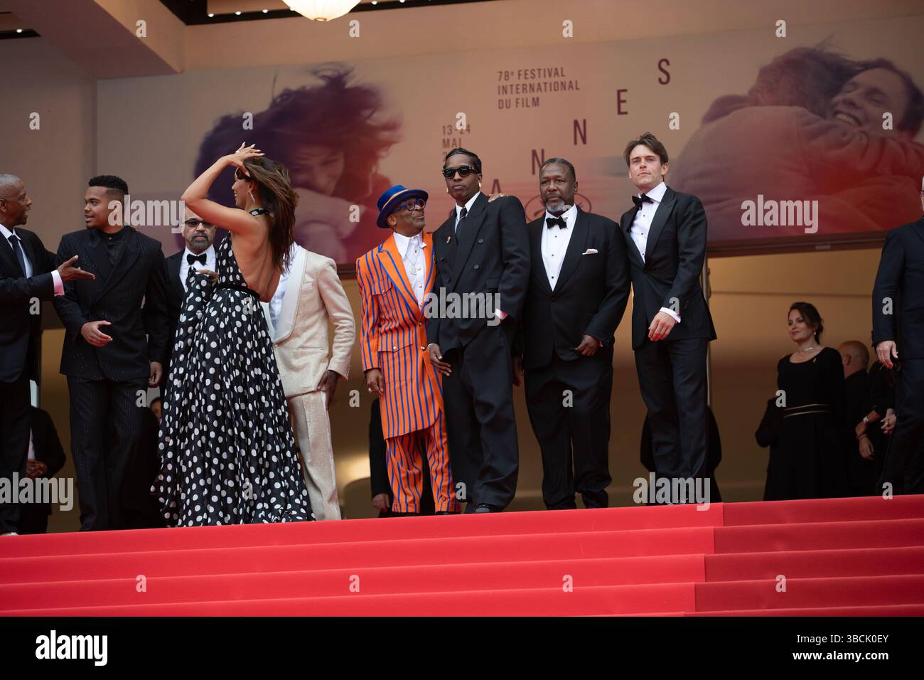 Cannes, France. 19th May, 2025. CANNES, FRANCE - MAY 19: (L-R) Jason ...