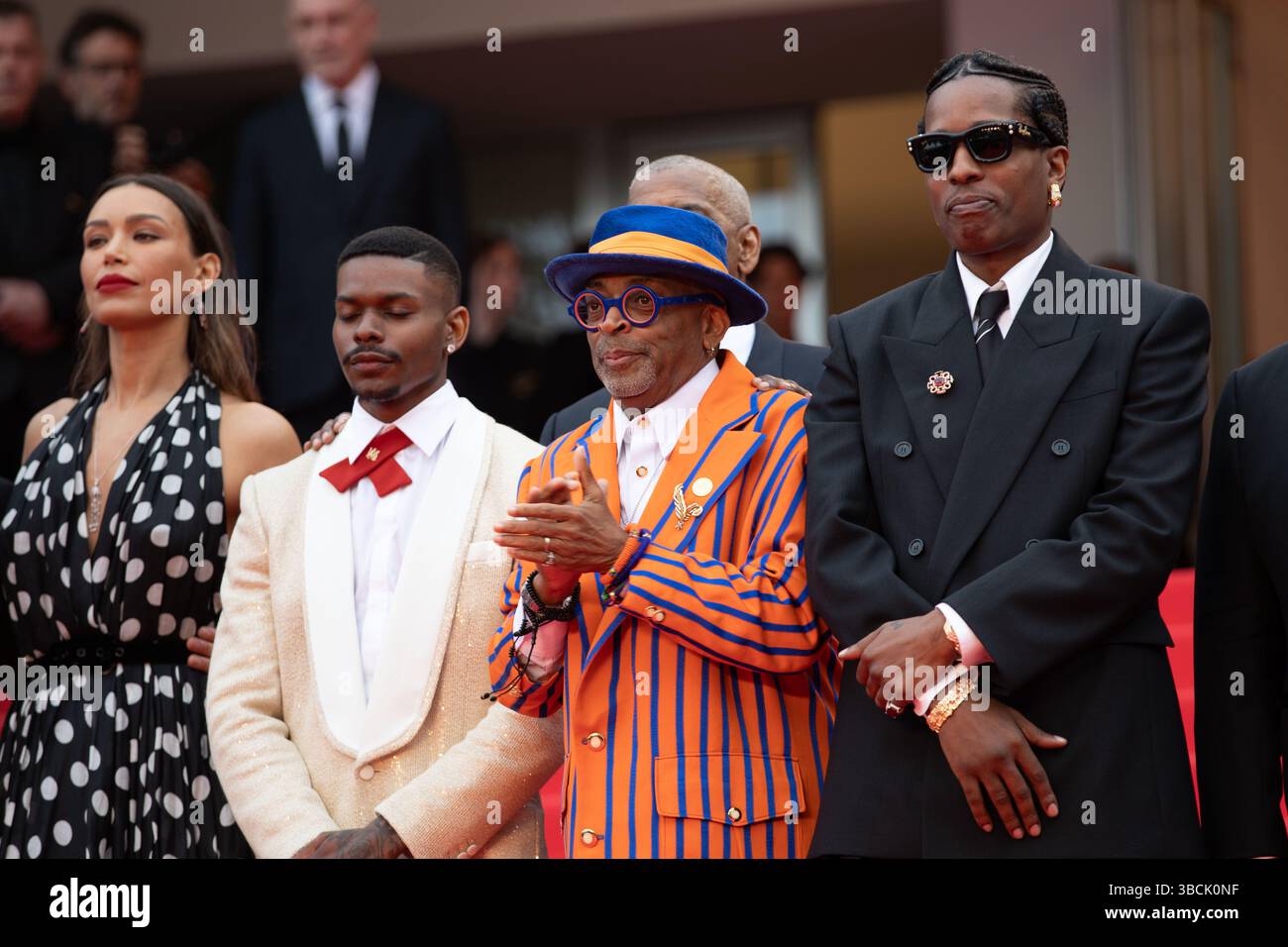 Cannes, France. 19th May, 2025. CANNES, FRANCE - MAY 19: (L-R) Jason ...