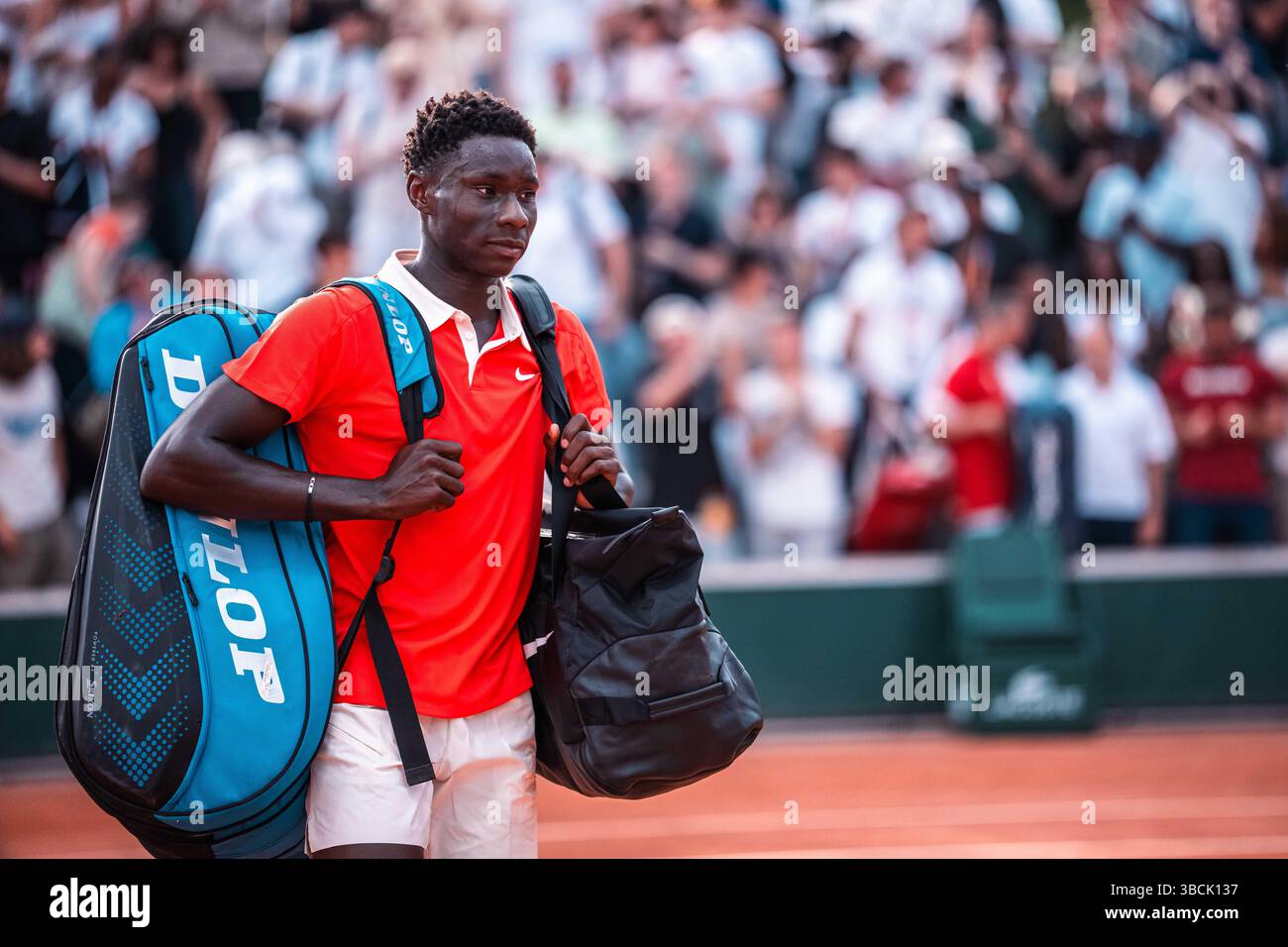 Moise KOUAME of France during the qualifying of the Roland-Garros 2025 ...