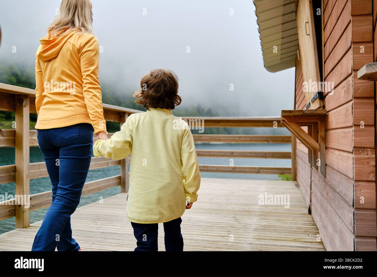 Mom son walking hi-res stock photography and images - Alamy