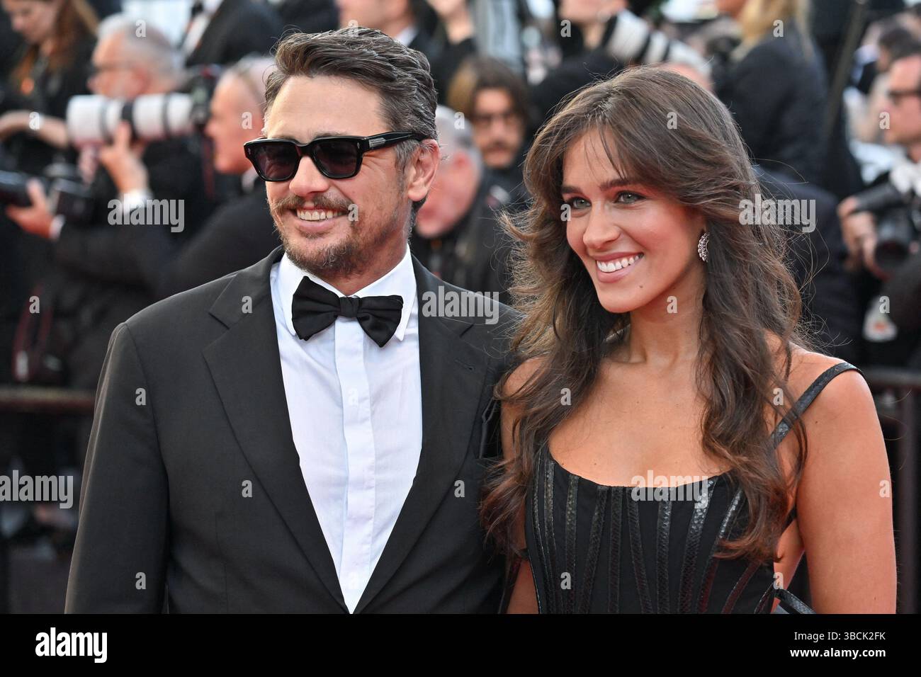 Cannes, France. 20th May, 2025. Izabel Pakzad and James Franco ...