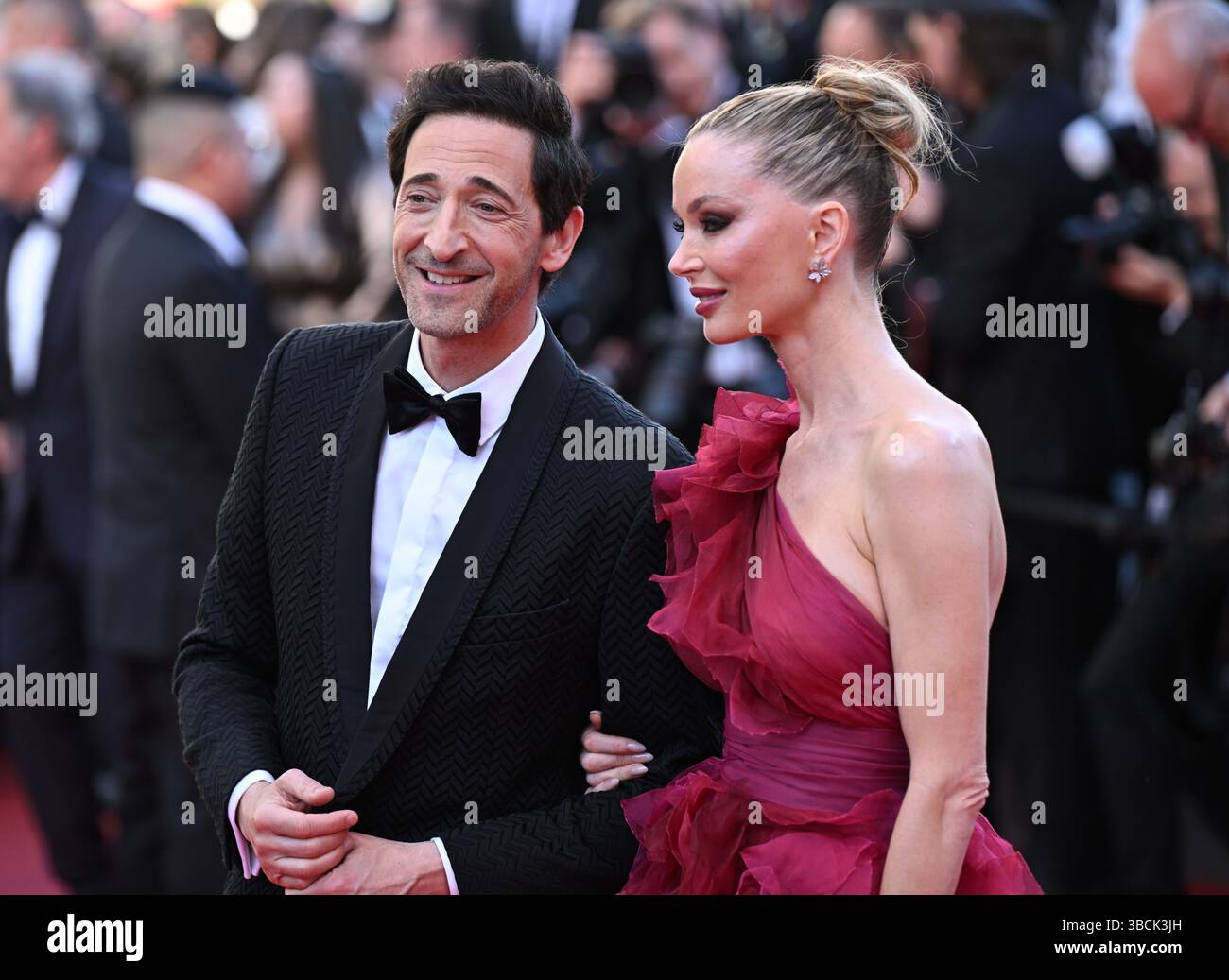 Cannes, France. May 20th, 2025. Adrien Brody and Georgina Chapman ...