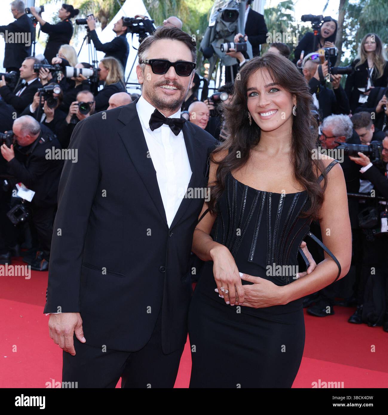 Cannes, France. 20th May, 2025. James Franco and Izabel Pakzad during ...