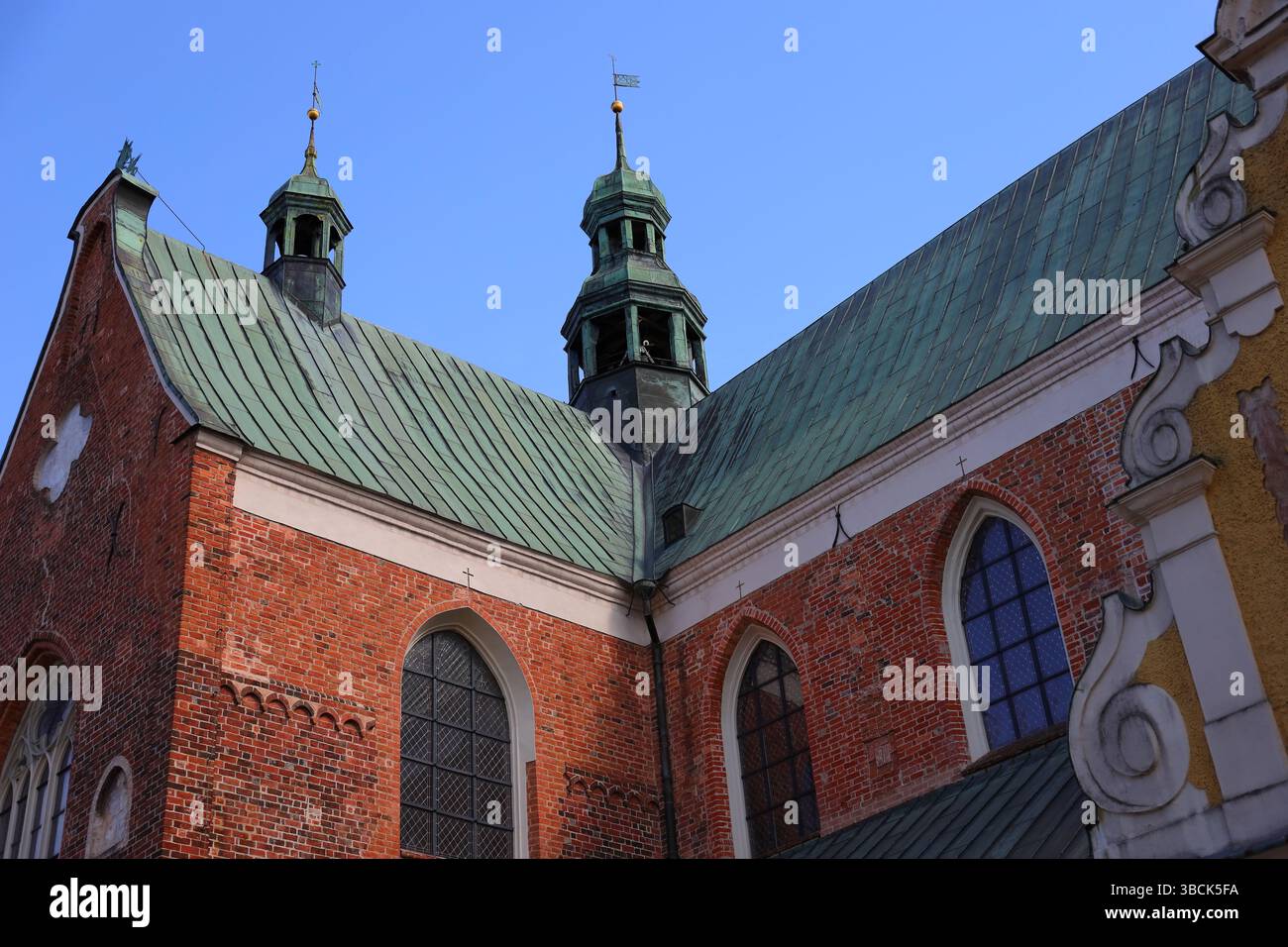 Two church bell towers hi-res stock photography and images - Alamy