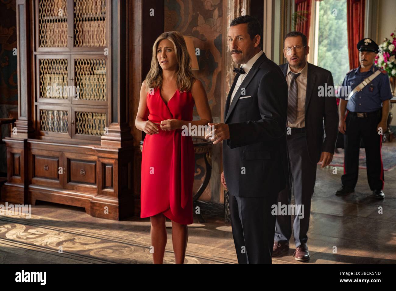 Jennifer Aniston as Audrey Spitz and Adam Sandler as Nick Spitz in ...