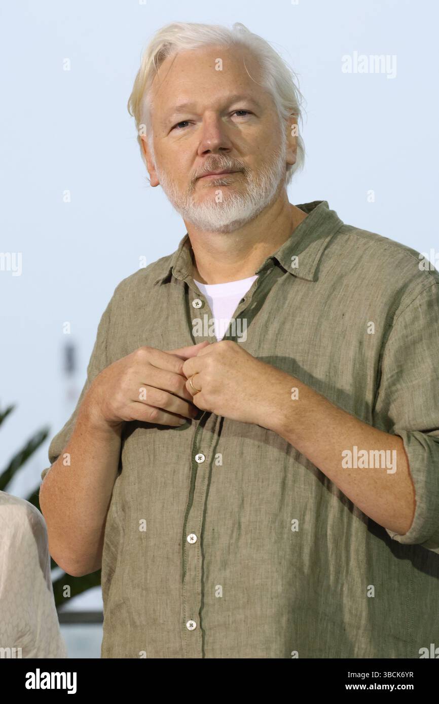Cannes, France. 20th May, 2025. Julian Assange during the The Six ...