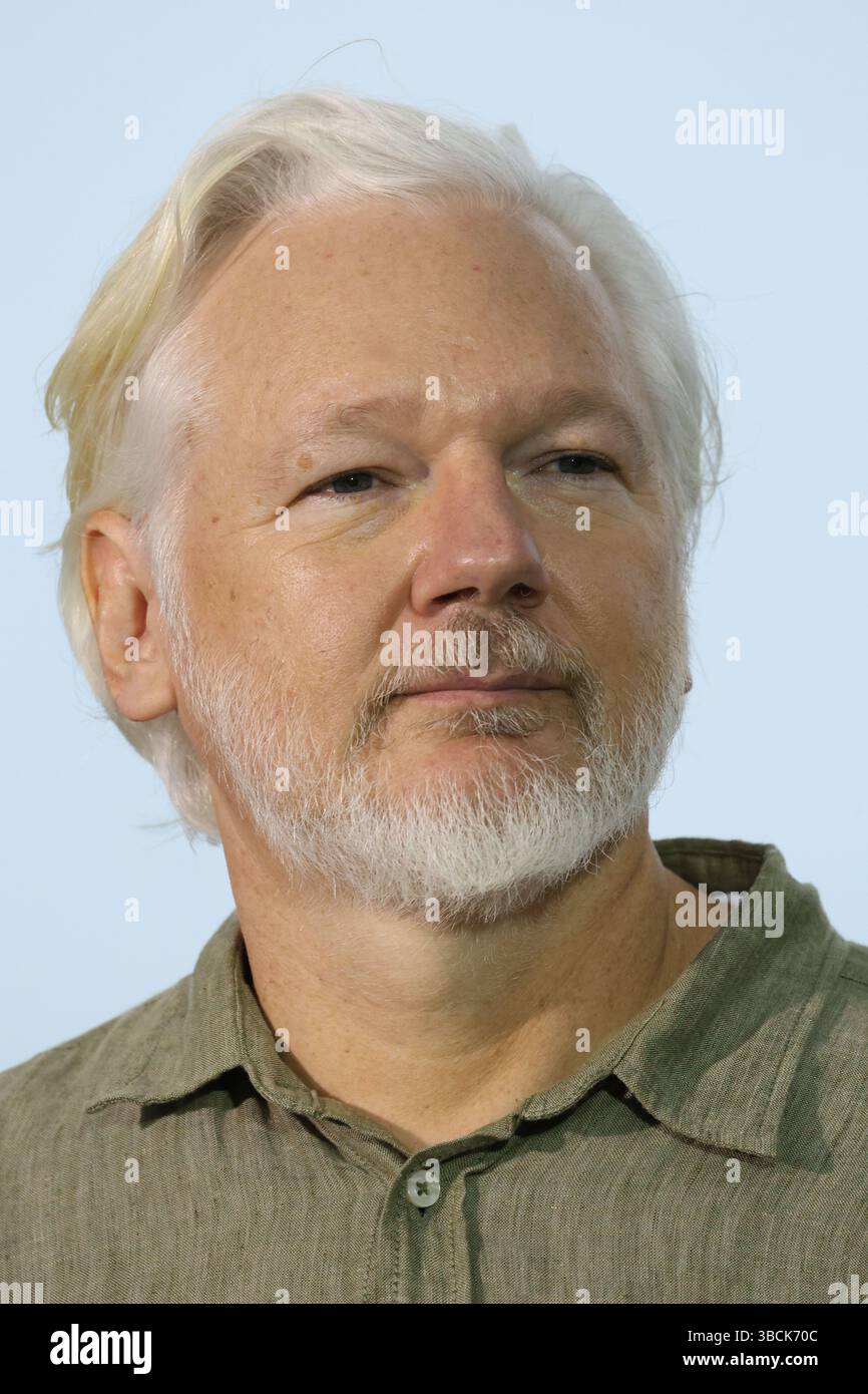 Cannes, France. 20th May, 2025. Julian Assange during the The Six ...