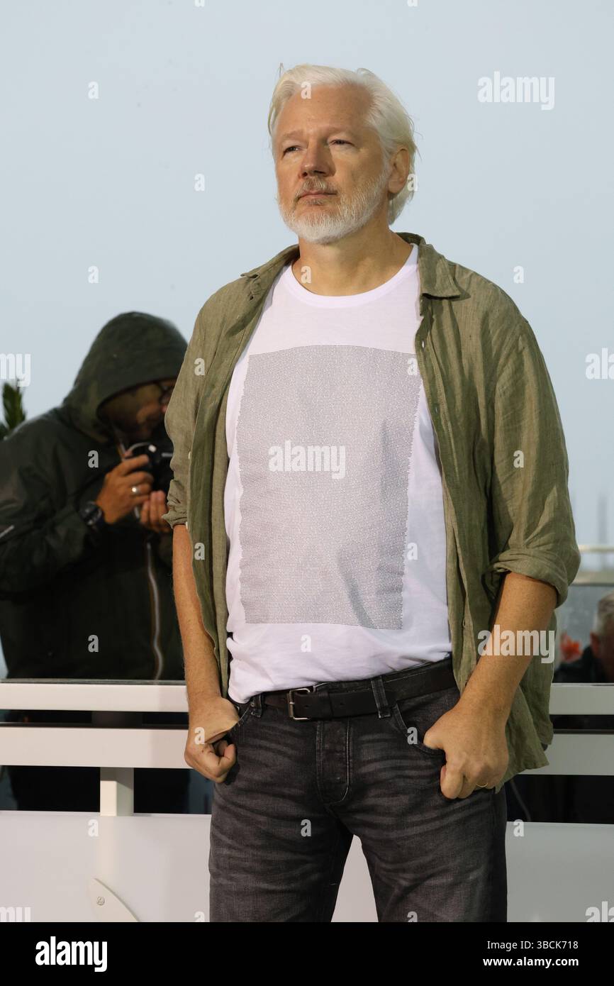 Cannes, France. 20th May, 2025. Julian Assange during the The Six ...