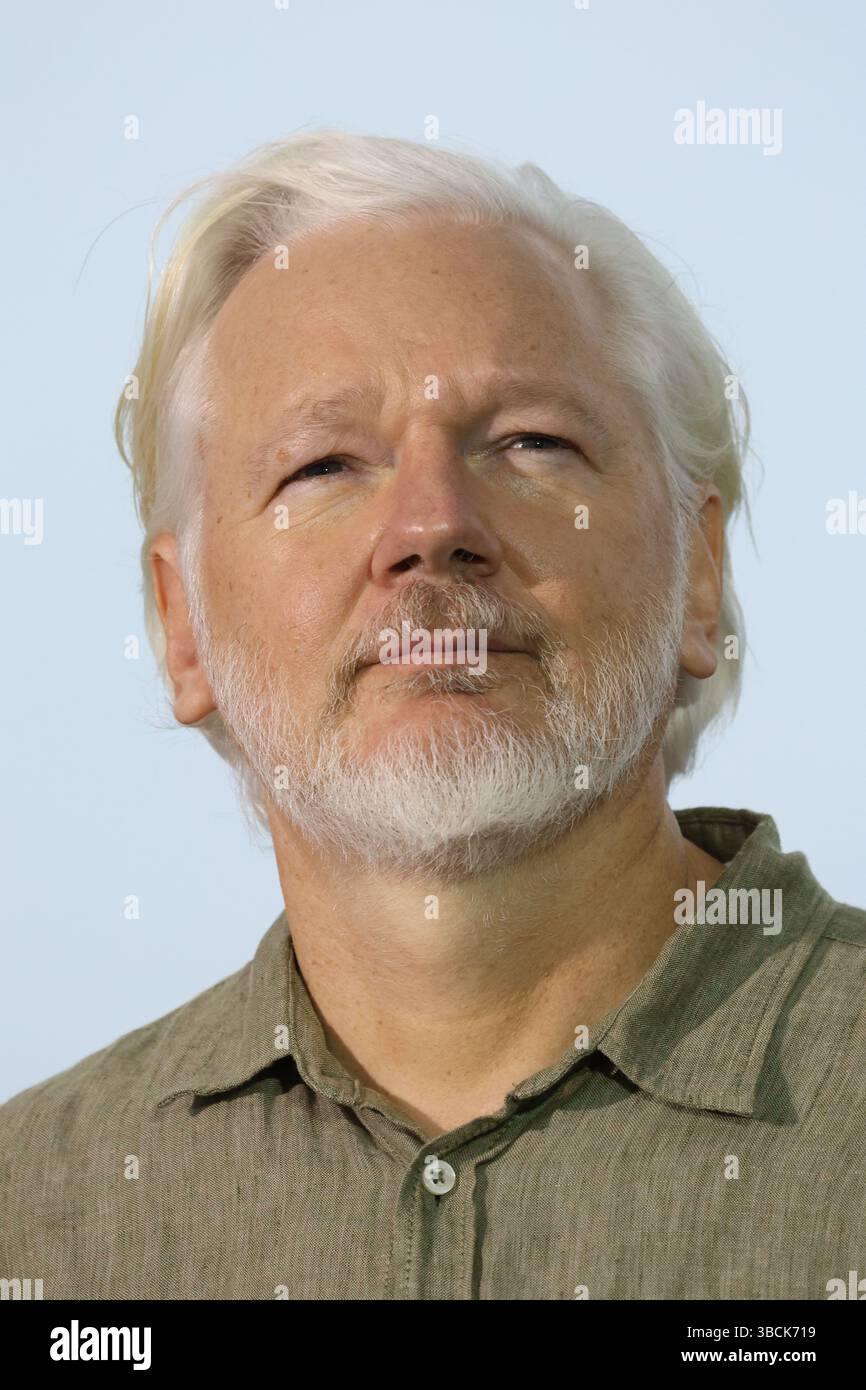Cannes, France. 20th May, 2025. Julian Assange during the The Six ...