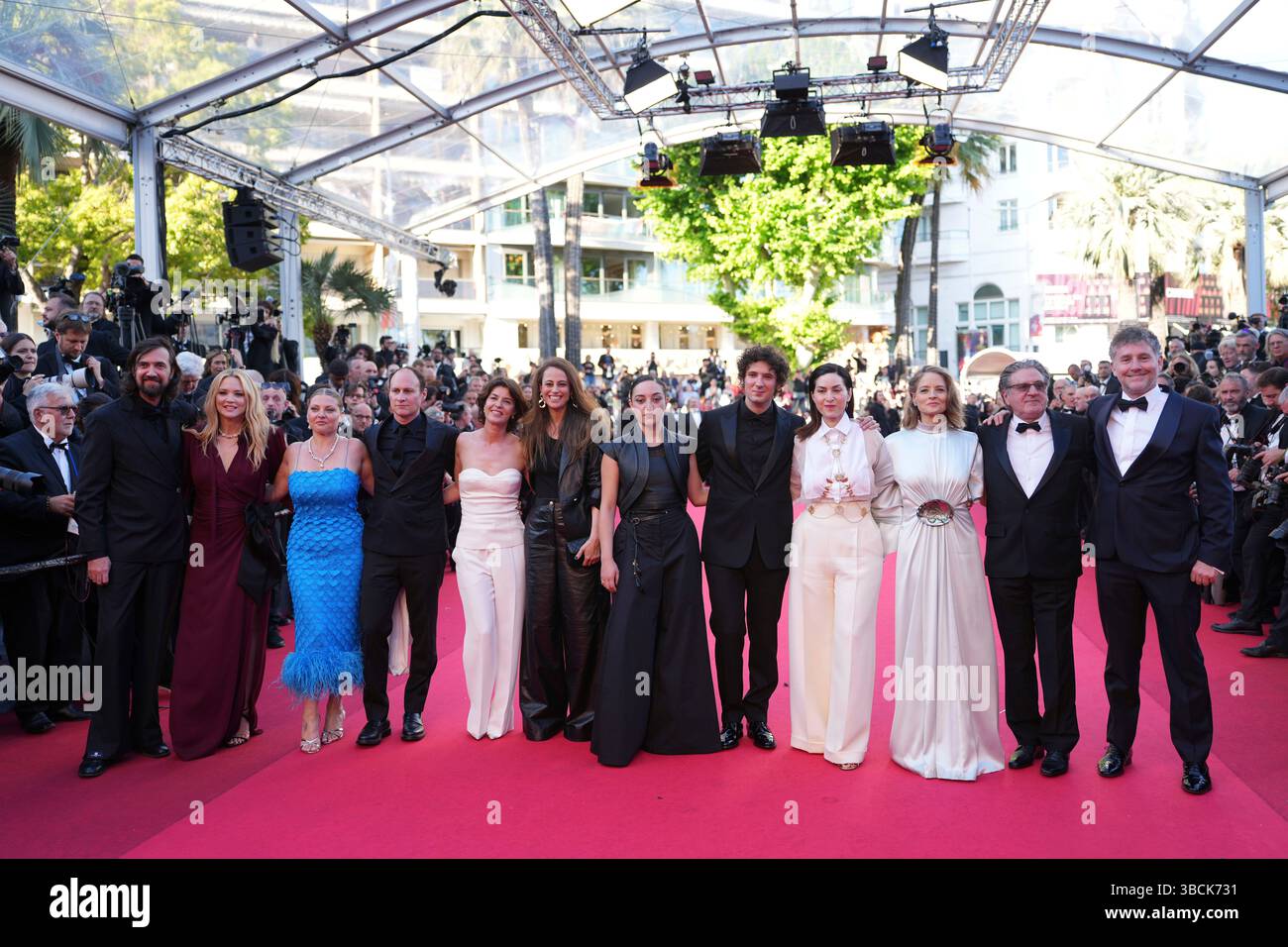 Robin Coudert, from left, Virginie Efira, Sophie Guillemin, Noam ...