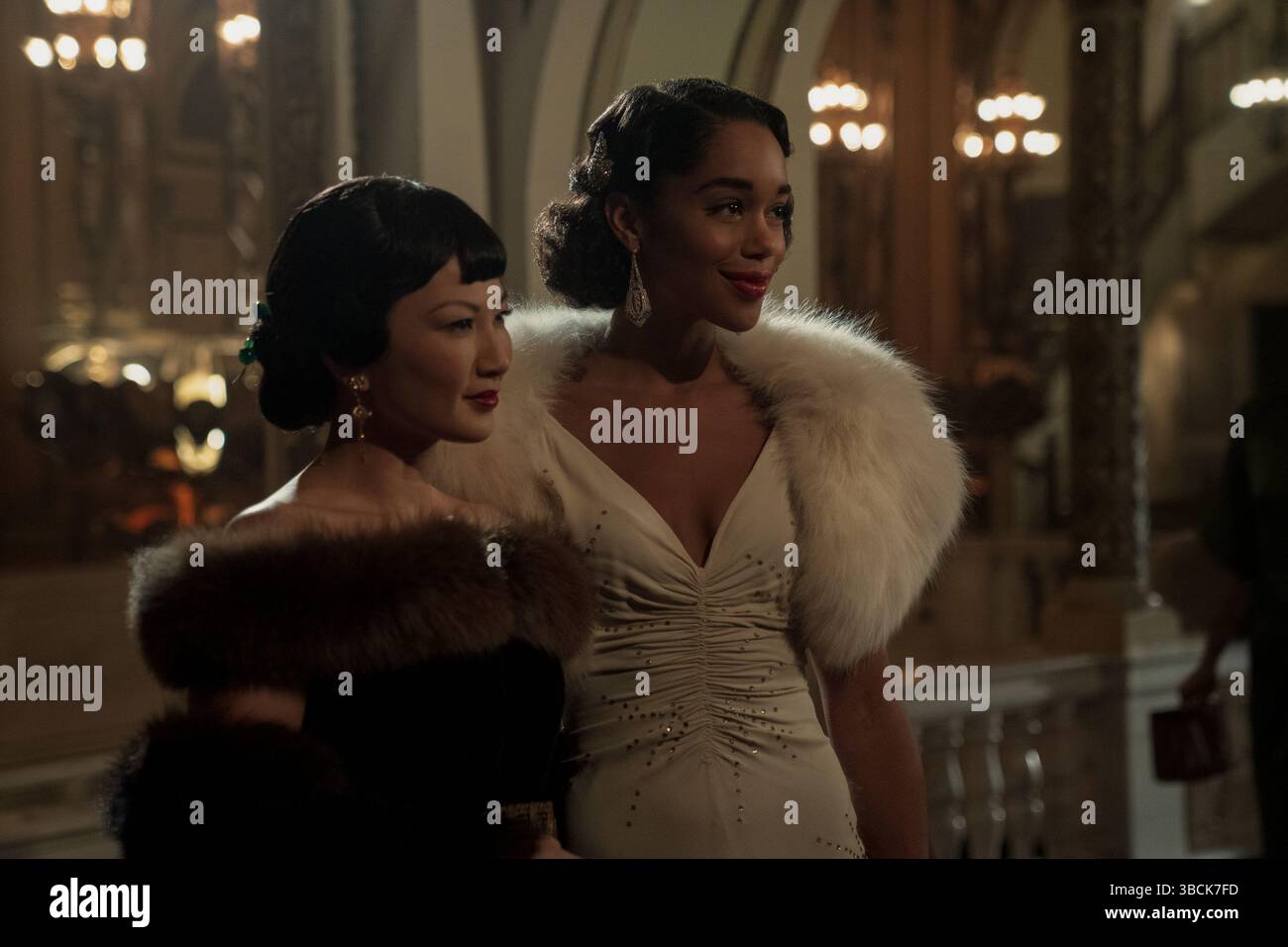 Michelle Krusiec, Laura Harrier, "Hollywood" (2020) Credit: Safeed ...