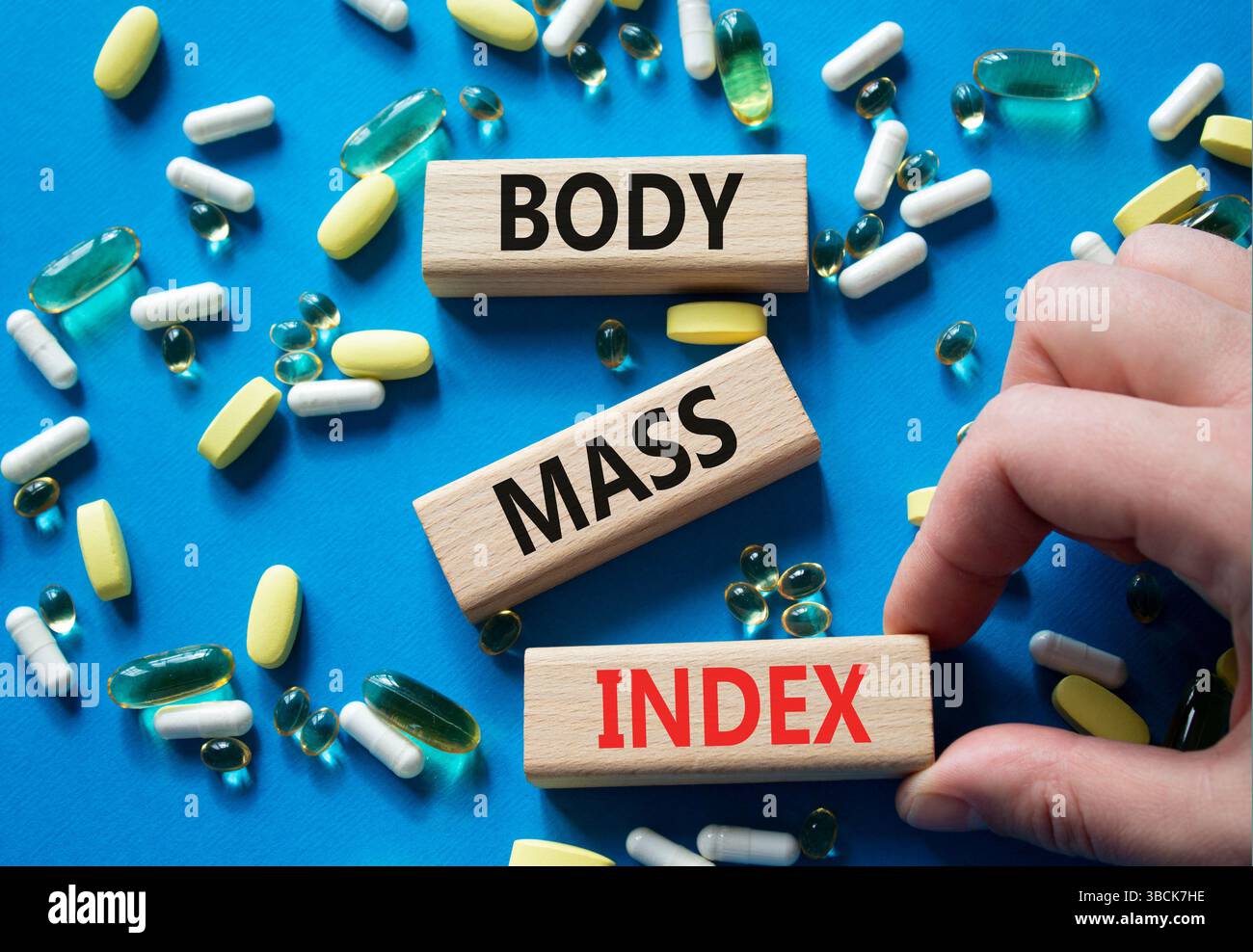Body Mass Index symbol. Concept word Body Mass Index on wooden blocks ...