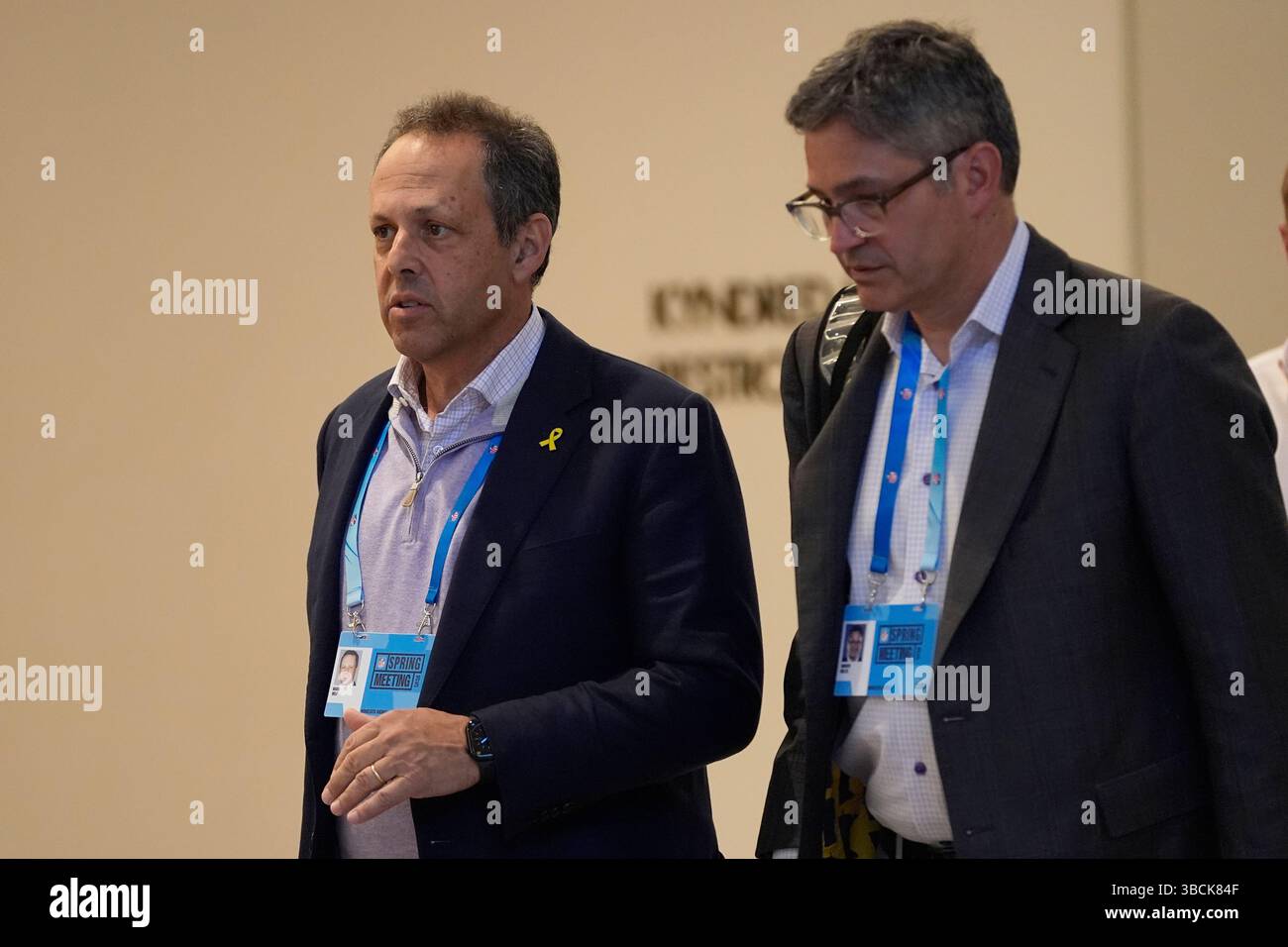 Minnesota Vikings owner Mark Wilf, left, and chief operating officer ...