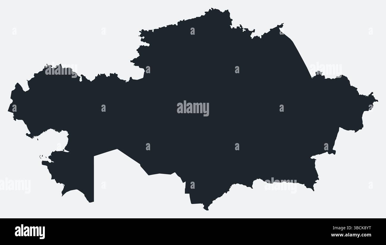 Blank almaty map hi-res stock photography and images - Alamy