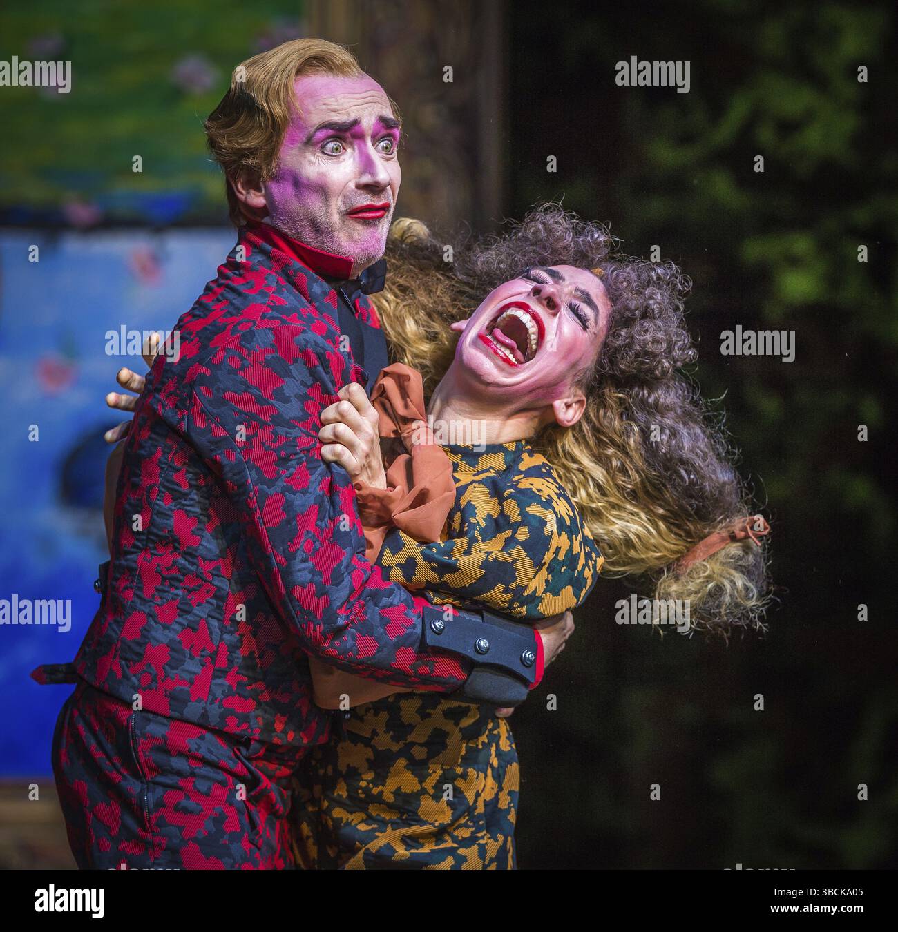 Production by Herbert Fritsch at the Schaubuehne Berlin with Bastian ...