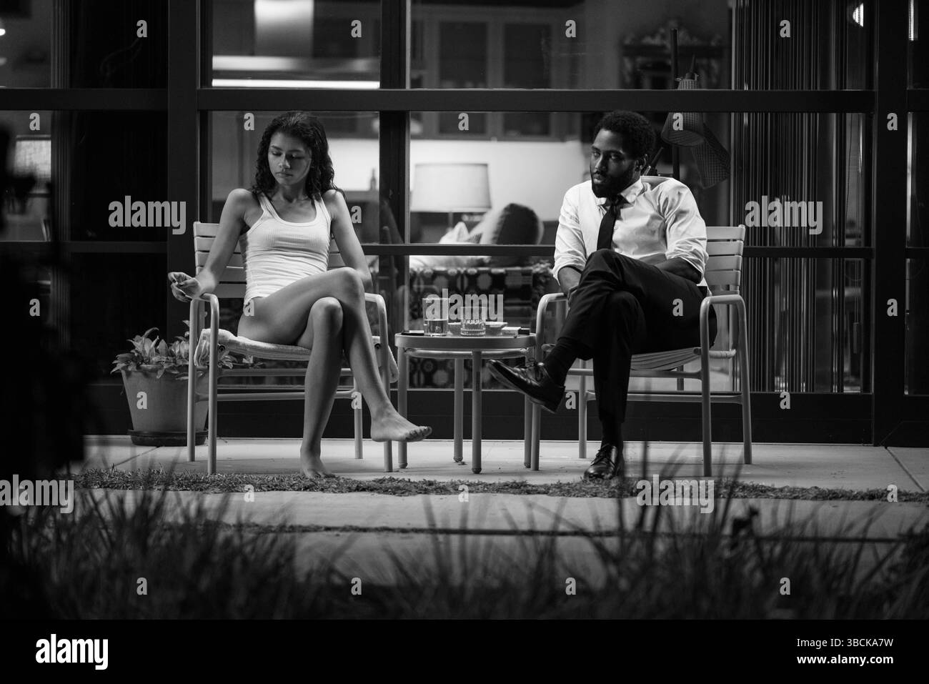 Zendaya, John David Washington, "Malcolm and Marie" (2021) Credit ...