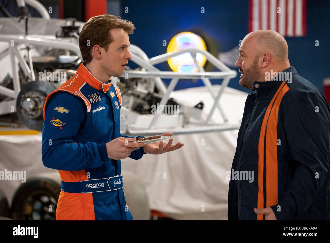 Freddie Stroma, Kevin James, "The Crew" (2021) Credit: Eric Liebowitz ...