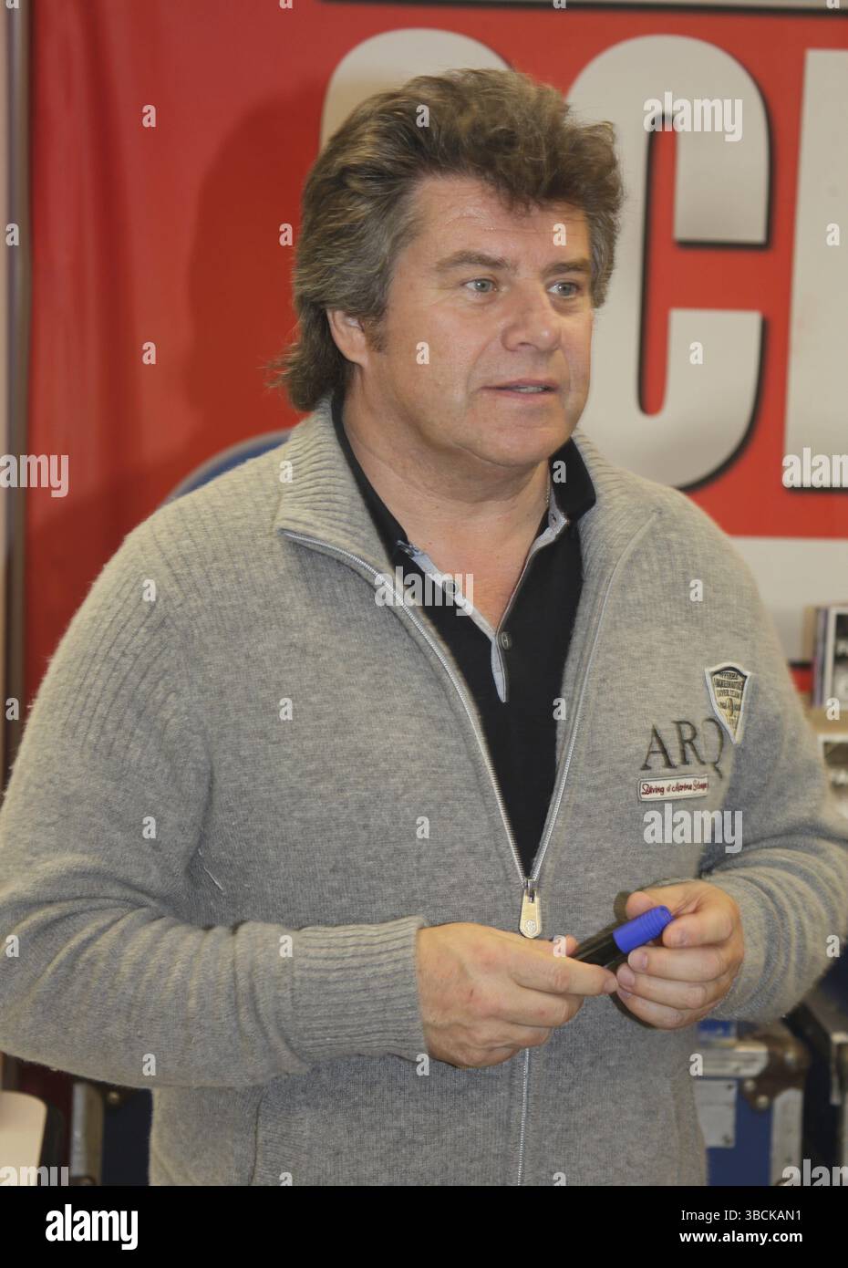 Austrian pop singer Andy Borg at event Schlager des Jahres 2014 in ...