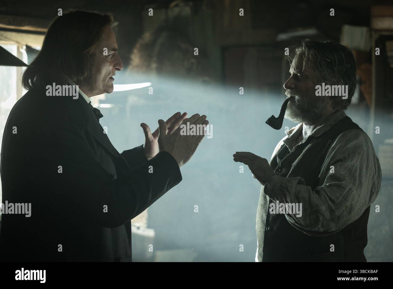 Kim Coates, Shea Whigham, "American Primeval" (2025). Photo credit ...