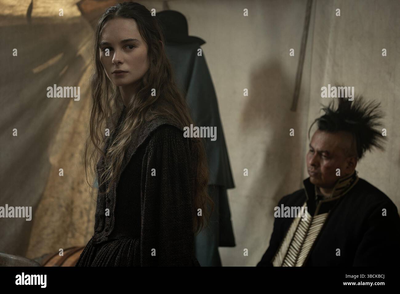 Saura Lightfoot Leon, Jerimiah Bitsui, "American Primeval" (2025 ...