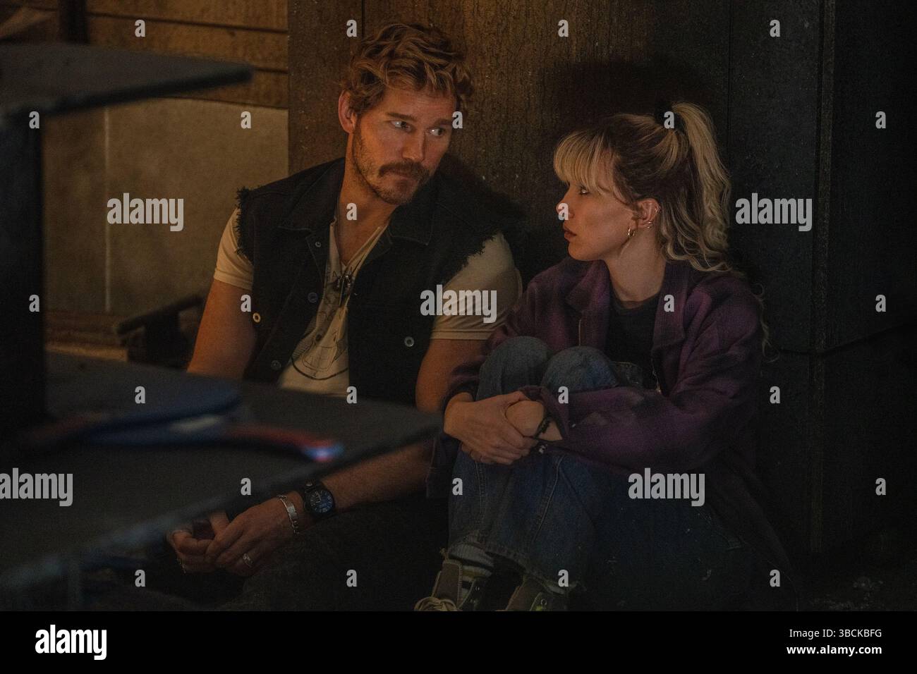 Chris Pratt as Keats, Millie Bobby Brown as Michelle, "The Electric ...