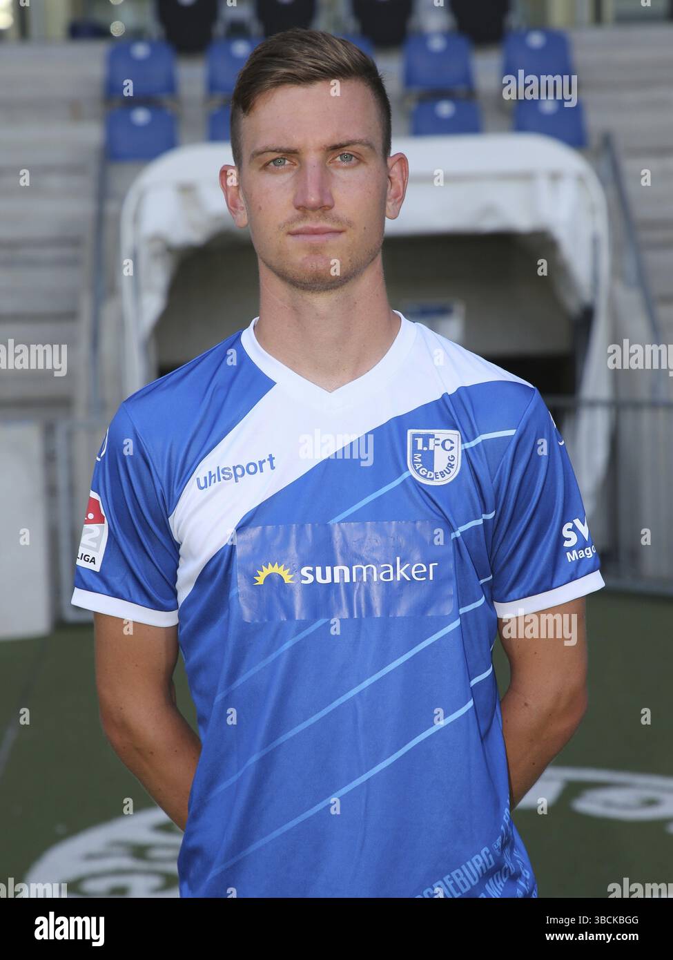 German football player Steffen shepherd 1.FC Magdeburg DFL 2 ...