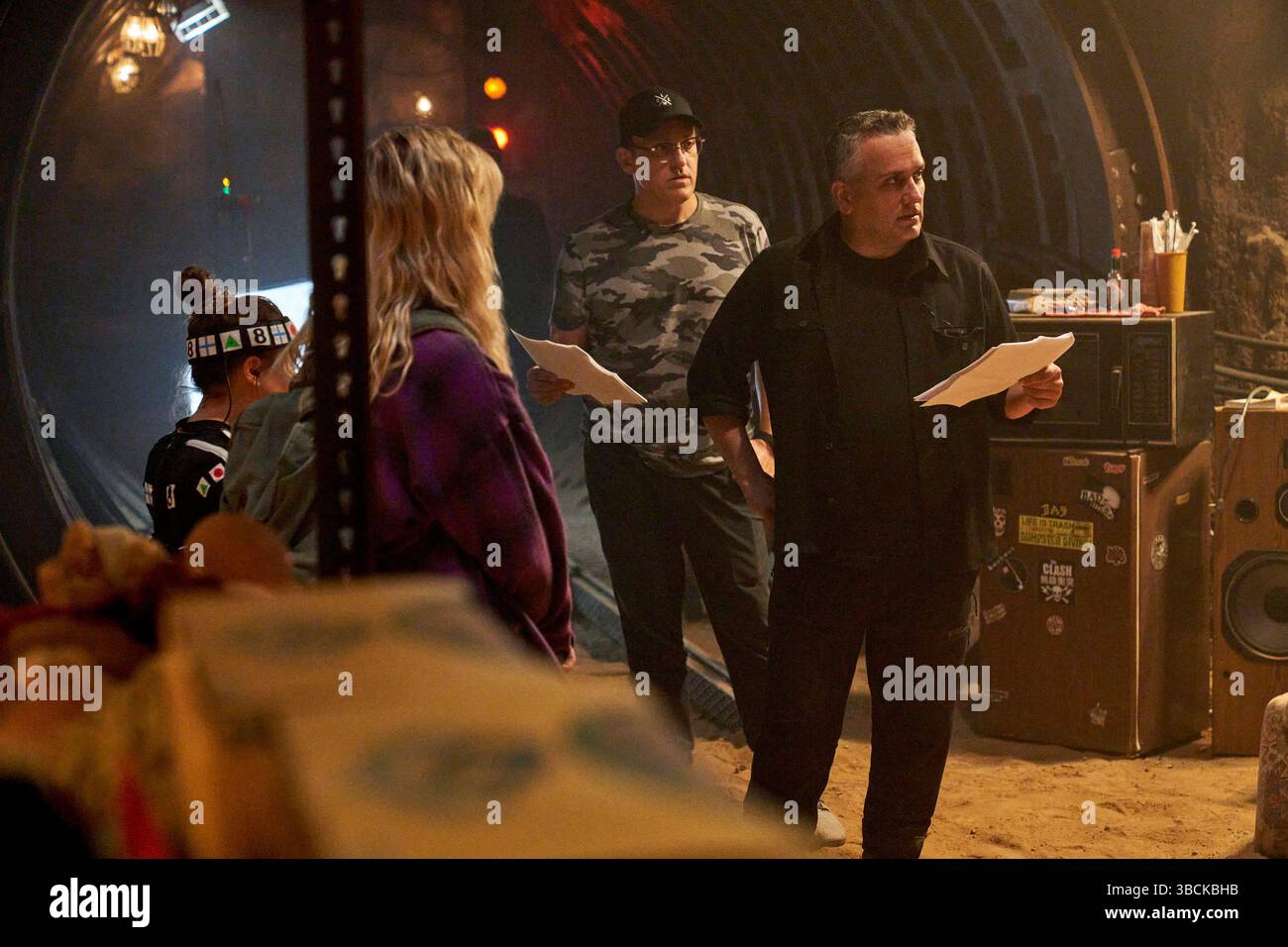 Millie Bobby Brown as Michelle, Director Anthony Russo, Director Joe ...