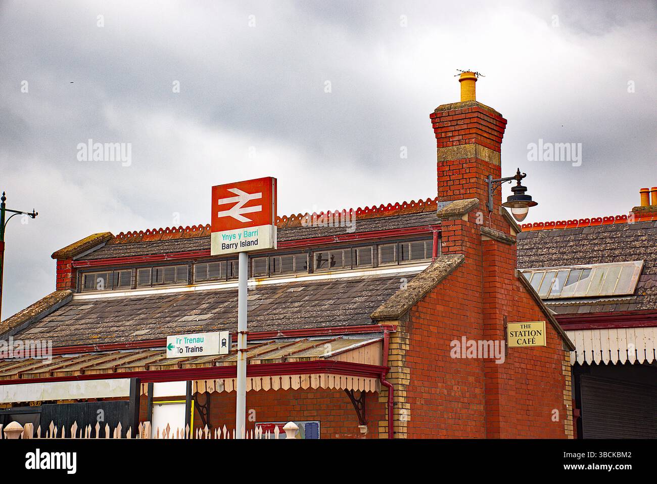 Barry Island Train Station Stock Photo - Alamy
