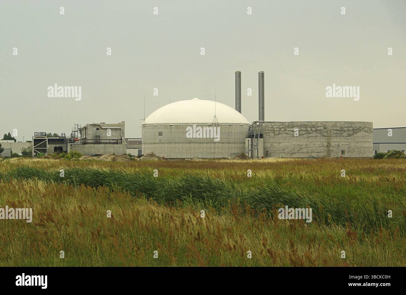 Biogas plant, biogas plant Stock Photo - Alamy