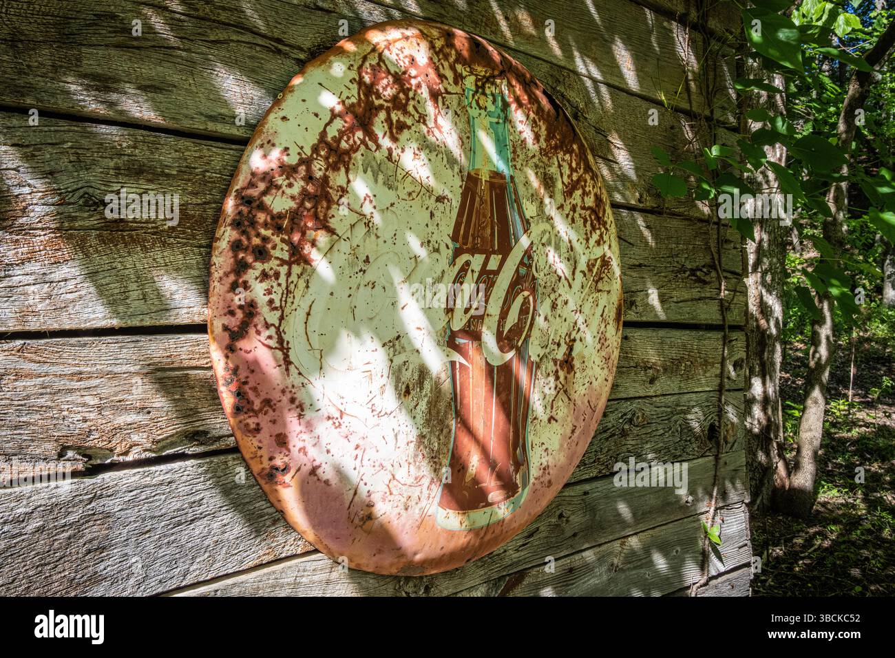 Weathered soft drink sign hi-res stock photography and images - Alamy