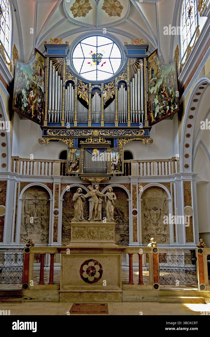 St Anna Church, Augsburg, altar figure, Figure, Protestant, Evangelical ...