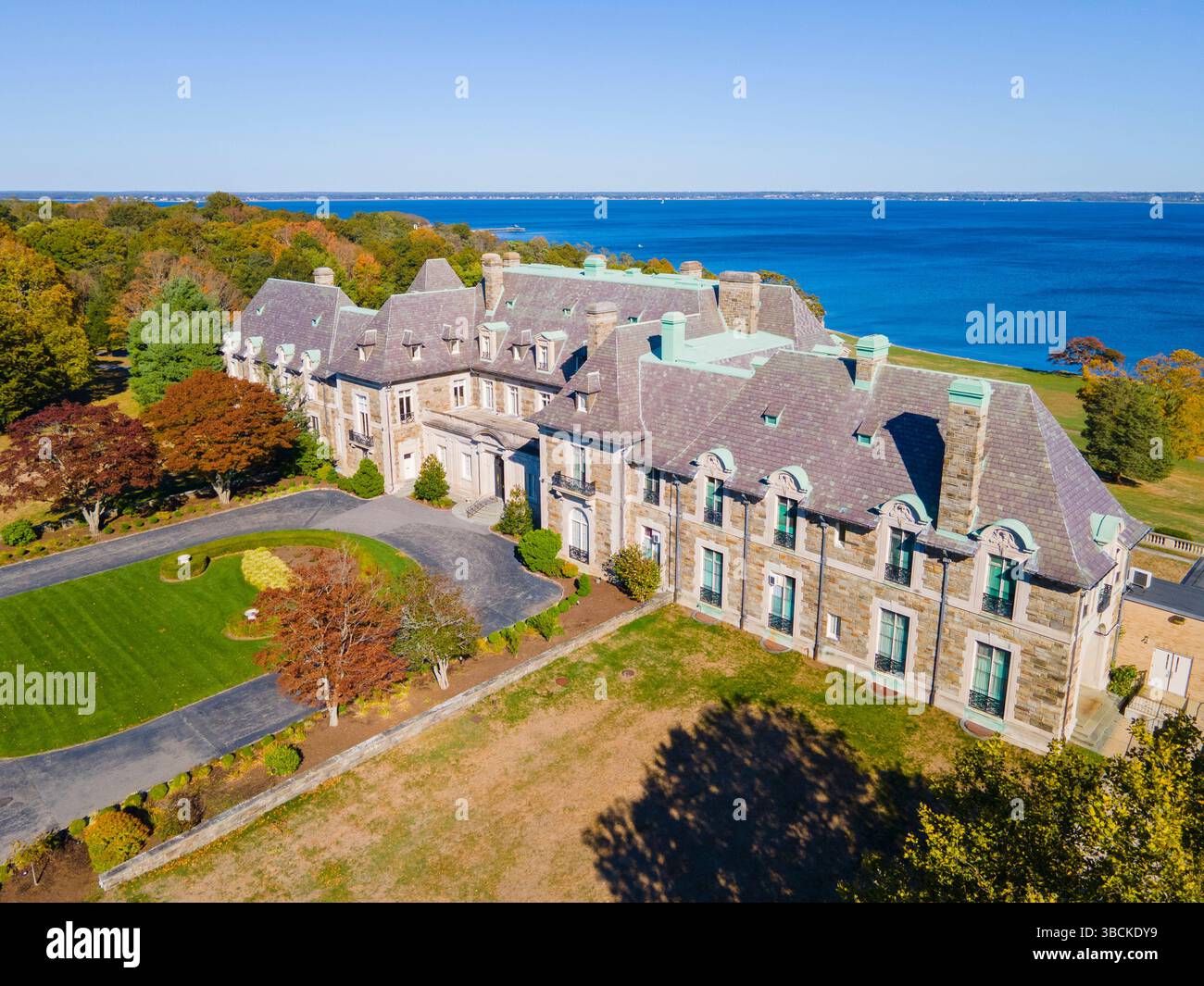 Historic Aldrich Mansion aka Indian Oaks at 836 Warwick Neck Avenue in ...