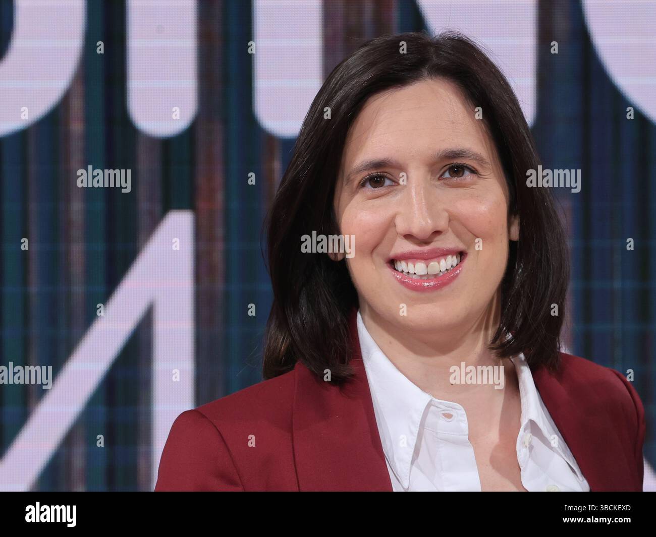 Rome, Italy. 20th May, 2025. Rome, Rai studios ex Dear, TV show "Cinque ...