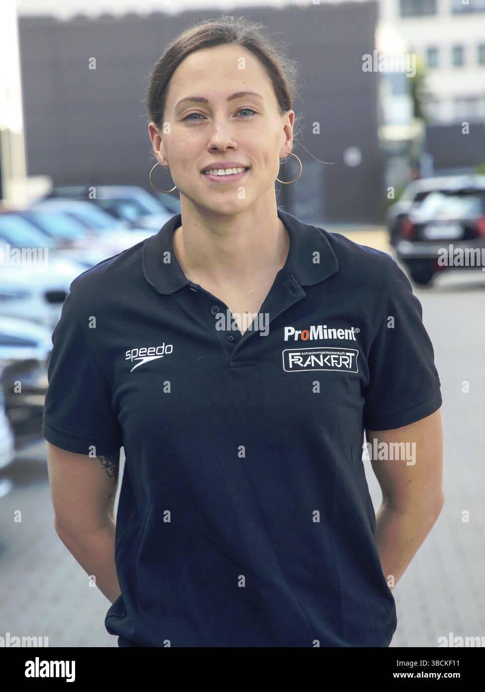 Deutsche Schwimmerin Sarah charburner SG Frankfurt bei Verabschiedung ...