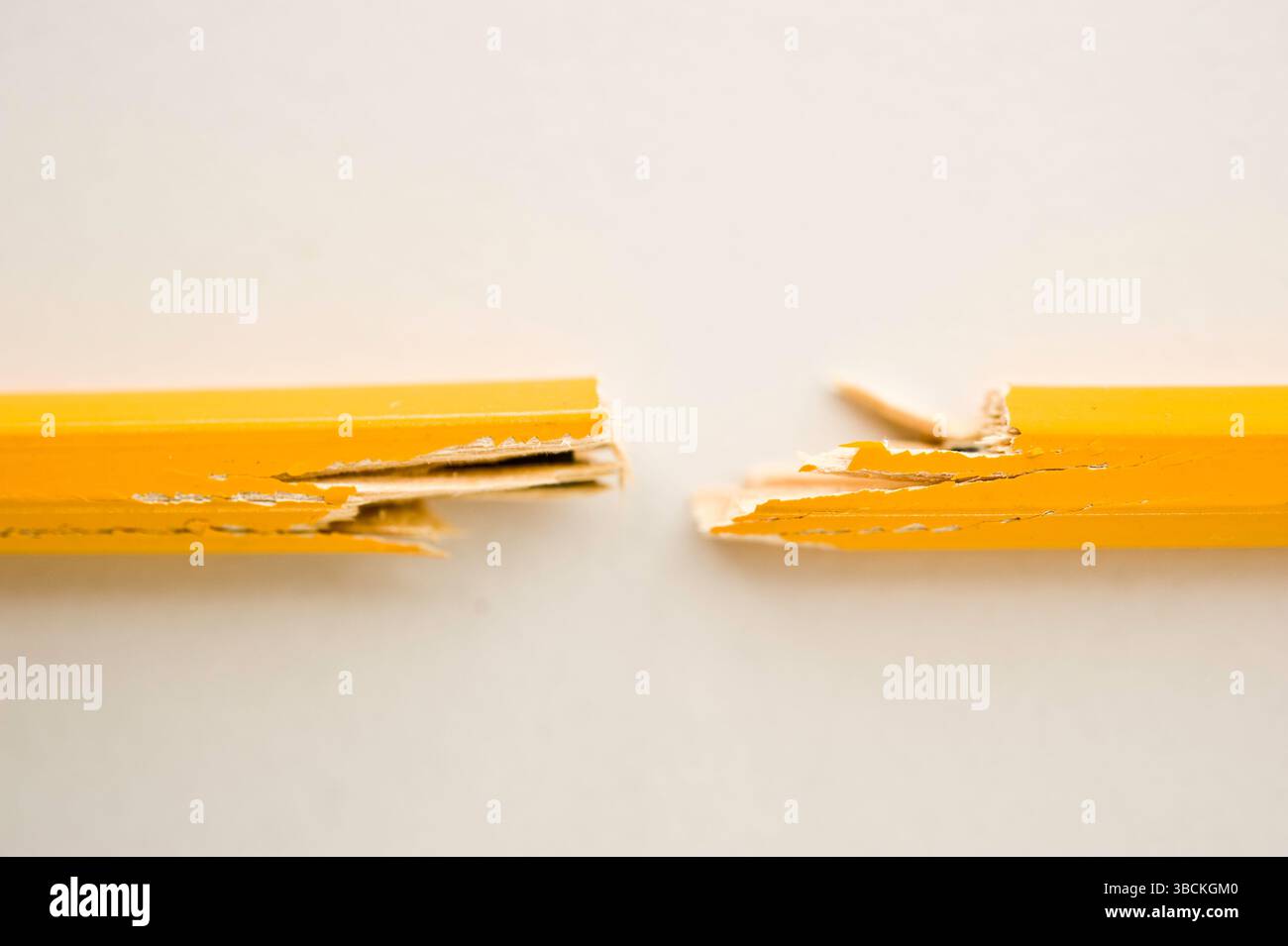 broken drawing pencil, stress and nervous breakdown concept Stock Photo ...