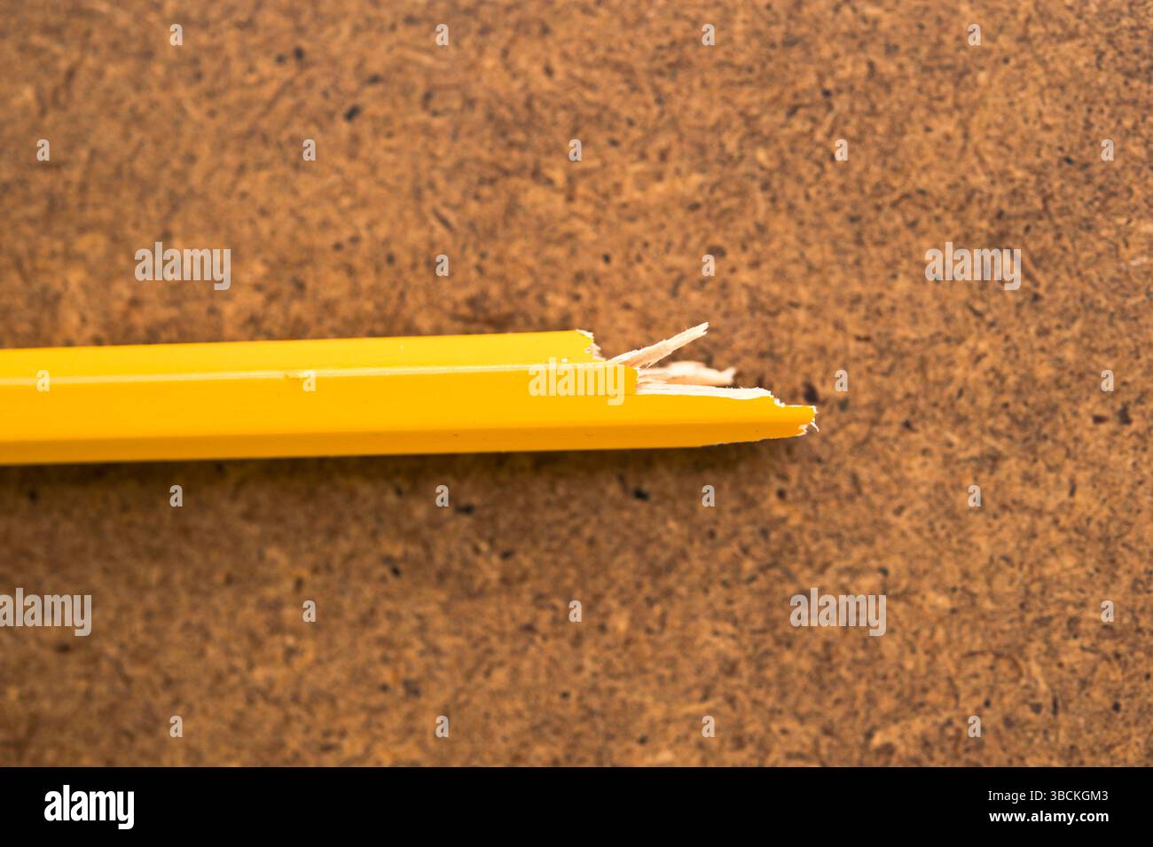 broken drawing pencil, stress and nervous breakdown concept Stock Photo ...