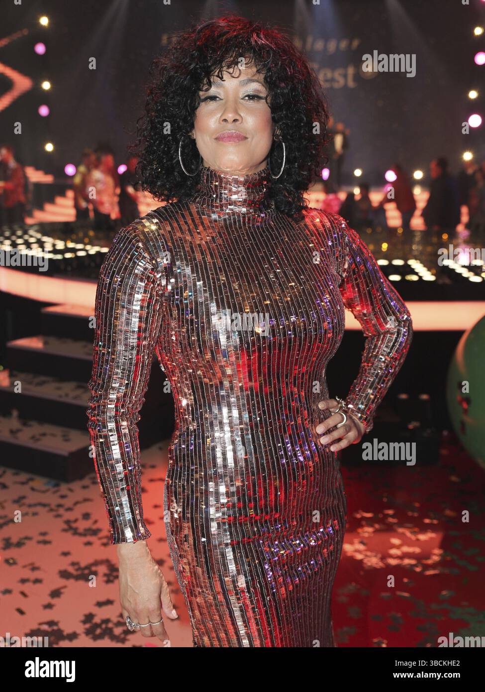 Singer Belinda David's ARD TV show Stock Photo - Alamy