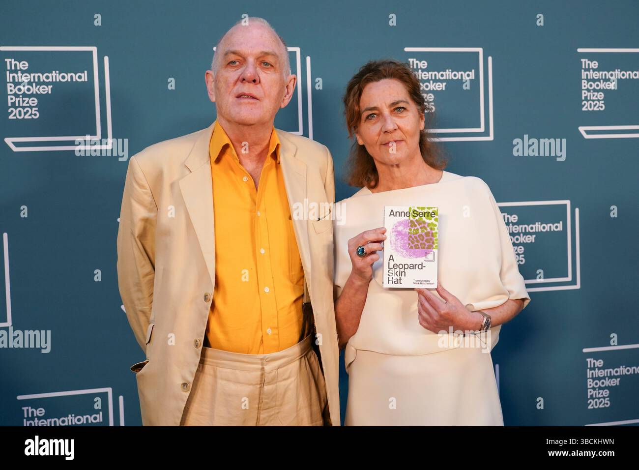 Anne Serre, right, author of 'A Leopard-Skin Hat', and Mark Hutchinson ...