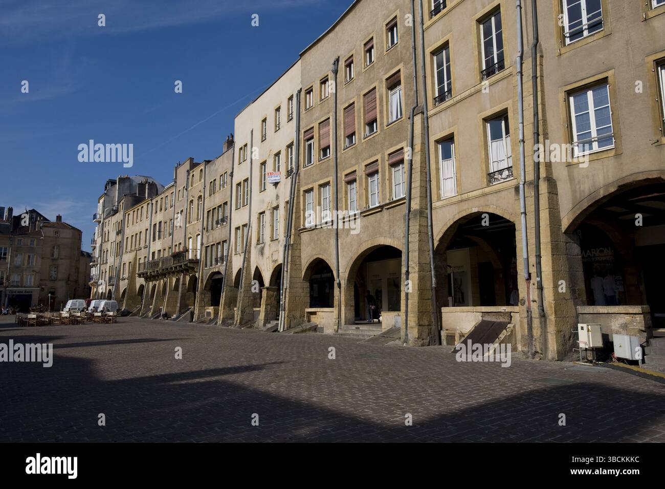 Saint Louis Square, Metz, Lorraine, France, Lorraine, Europe Stock ...