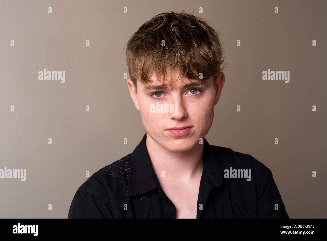 Tom Kerr poses for portrait photographs for the film 'When the Geese ...