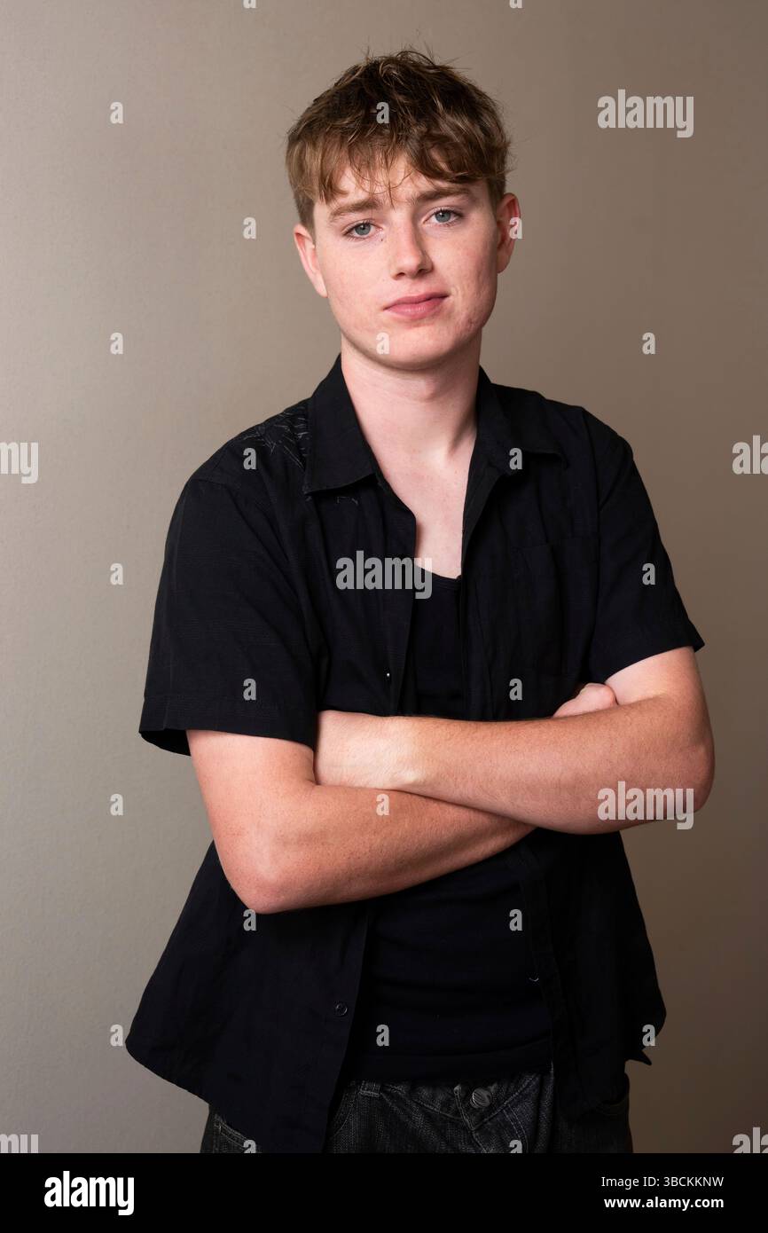 Tom Kerr poses for portrait photographs for the film 'When the Geese ...