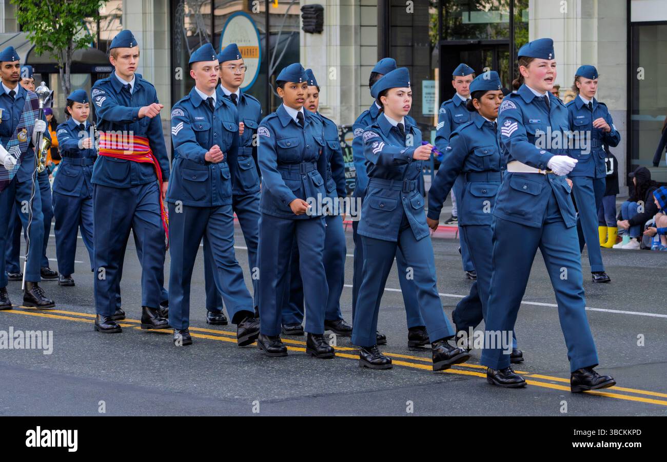 Air cadets marching 2025 hi-res stock photography and images - Alamy