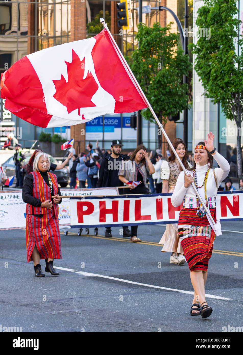 Members of the Philippine community at the Victoria Day Parade on May ...