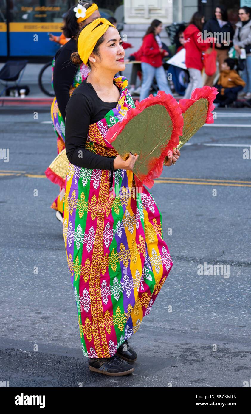 A dancer at the Victoria Day Parade on May 19, 2025 in Victoria ...