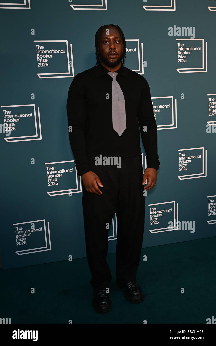 LONDON, UK. 20th May, 2025. Caleb Femi at International Booker Prize ...