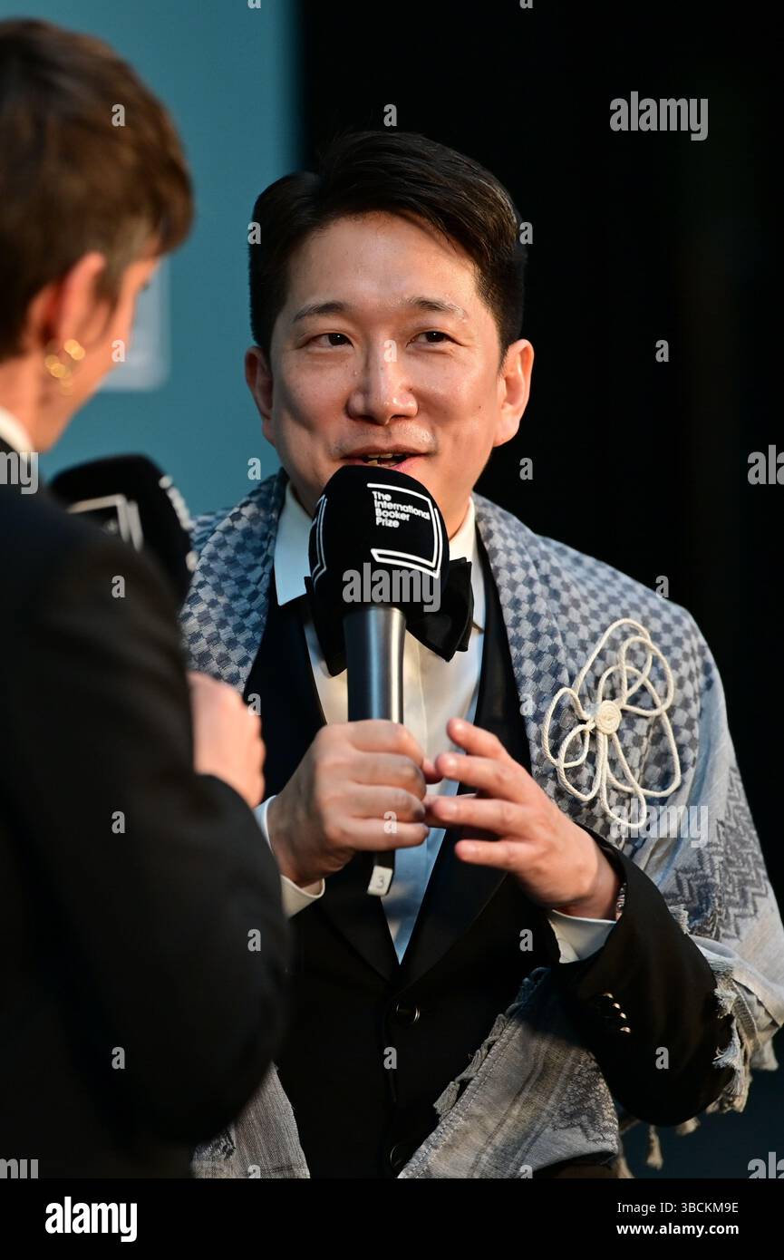 LONDON, UK. 20th May, 2025. Anton Hur at International Booker Prize ...