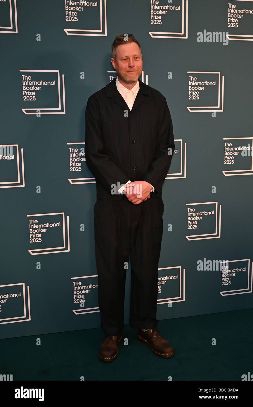 LONDON, UK. 20th May, 2025. Max Porter at International Booker Prize ...