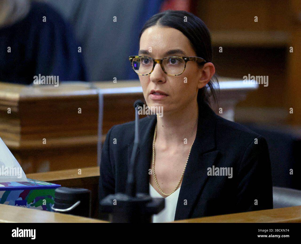 Forensic scientist from the Mass. State Police Crime Lab, Christina ...