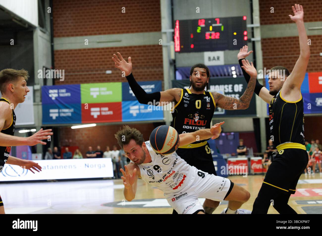Kortrijk, Belgium. 20th May, 2025. Kortrijk's Bram Bogaerts and ...